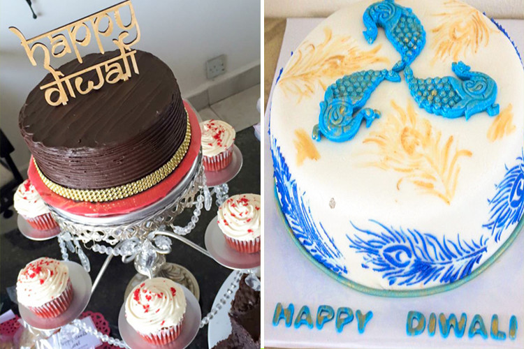 This Home Baker Is Making Diwali-Themed Cupcakes, Cakes & Cookies