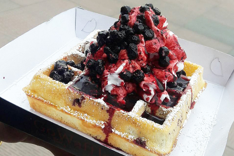Waffle Food Truck, Go Waffles | Little Black Book, Bangalore