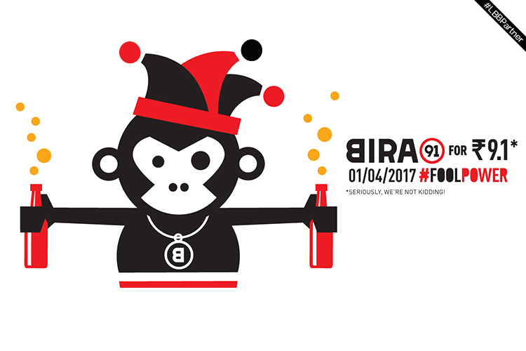 This Is Not A Joke: Bira 91 for INR 9.1 this April Fools’ Day!