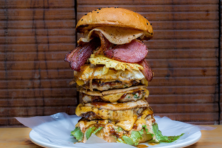 The New Jawbreaker At Jimis Burger Might Be The Biggest Burger In Town ...